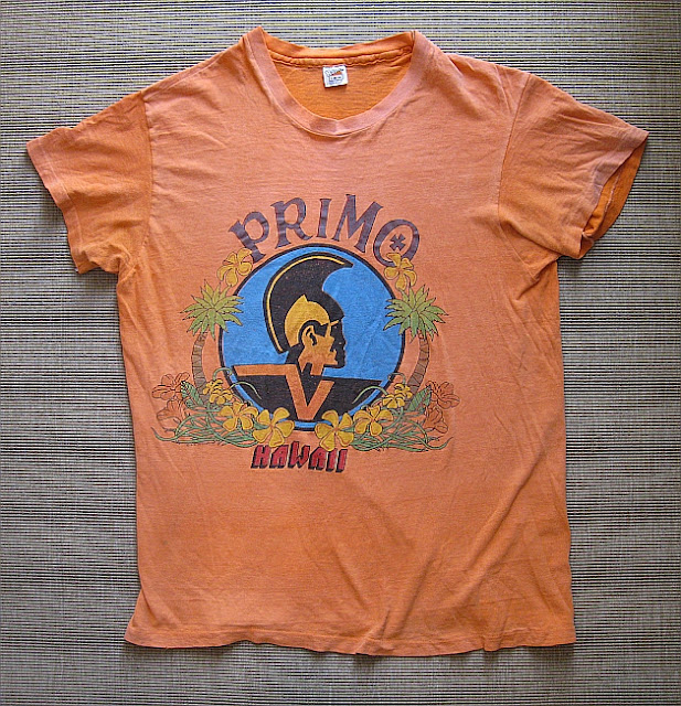Wörn75: Vintage 1970's Primo Beer Hawaii T-Shirt
